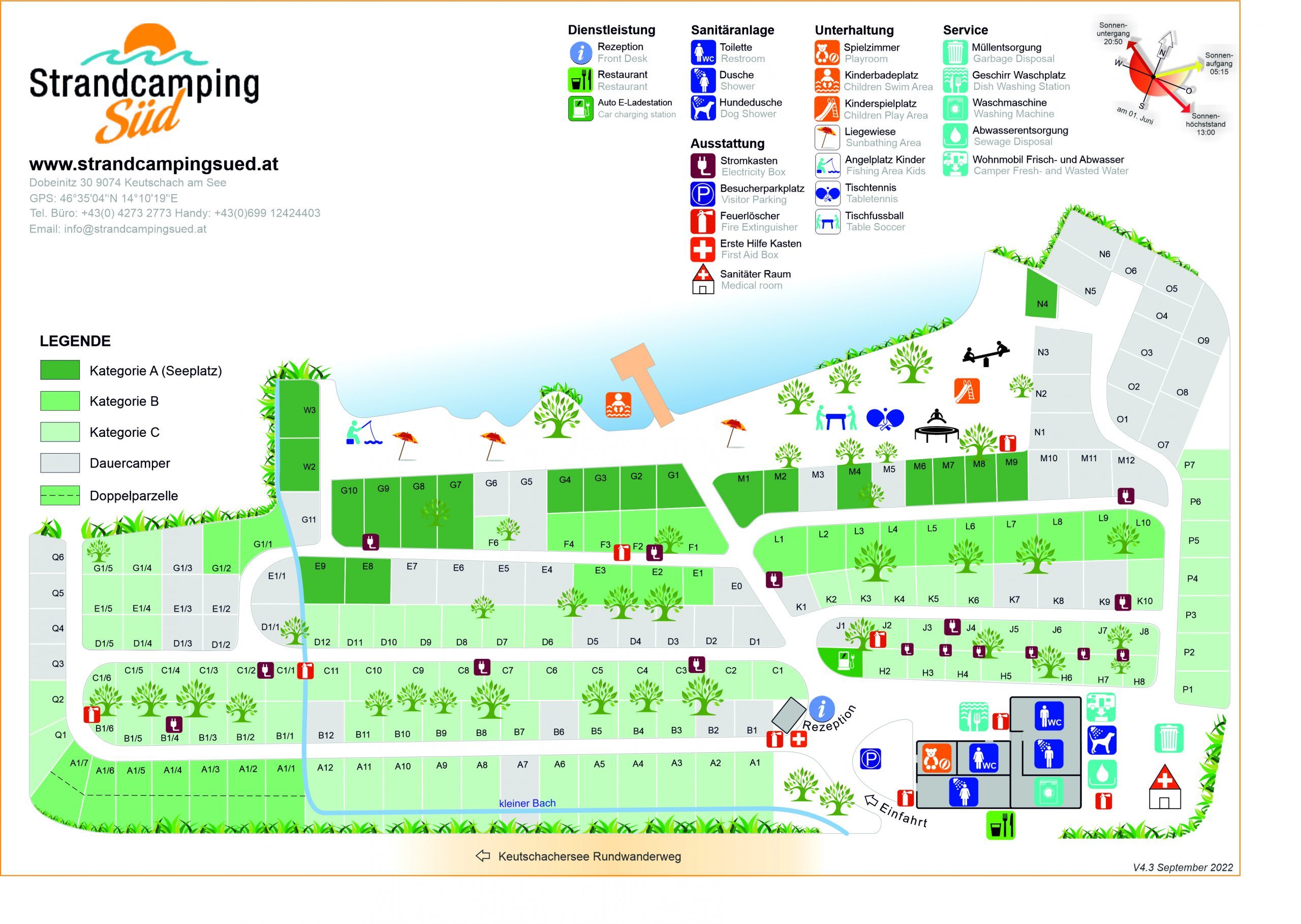 Lageplan – Strandcamping Süd